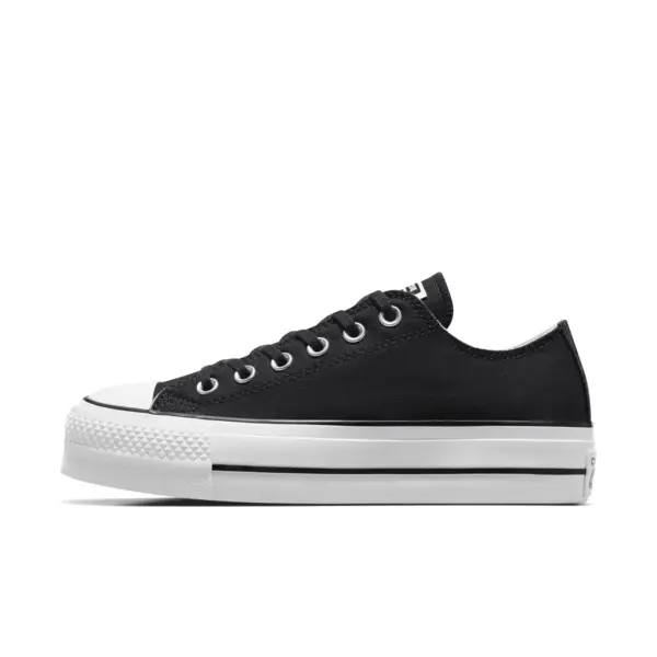 CONVERSE Chuck Taylor All Star Lift Platform Canvas Shoes - Black
