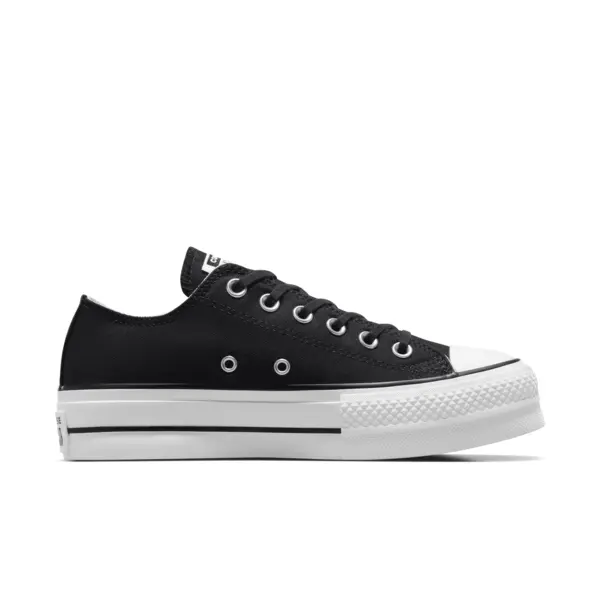 CONVERSE Chuck Taylor All Star Lift Platform Canvas Sneakers - Black