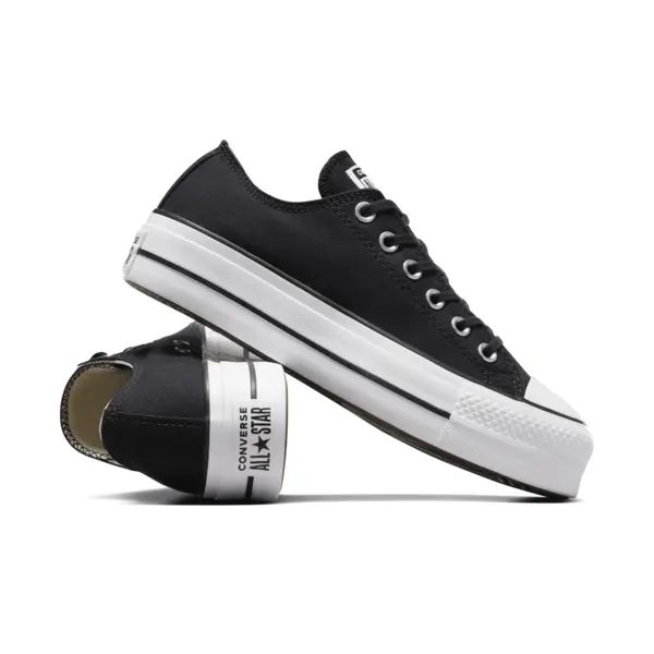 CONVERSE Chuck Taylor All Star Lift Platform Canvas Sneakers - Black