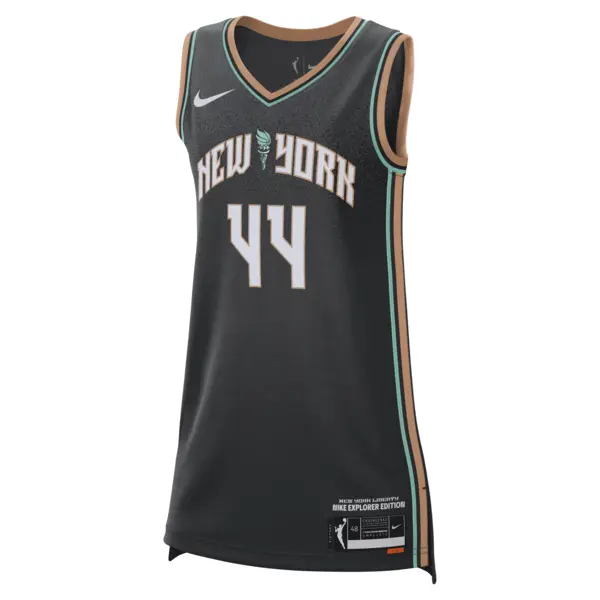 Nike New York Liberty Explorer Edition Dri-fit Wnba Victory Jersey - Black