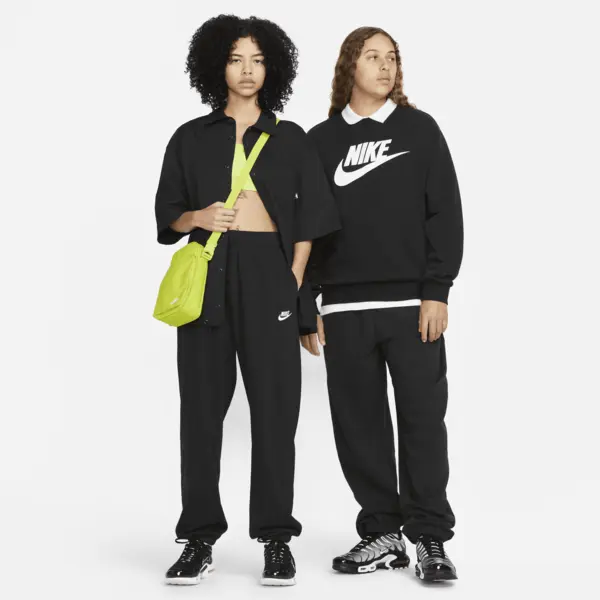 Nike Sportswear Club Fleece Mid-rise Oversized Sweatpants - Black