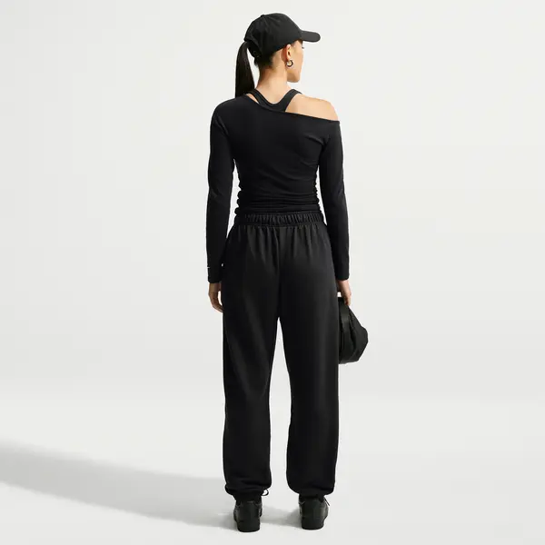 Nike Sportswear Club Fleece Mid-rise Oversized Sweatpants - Black