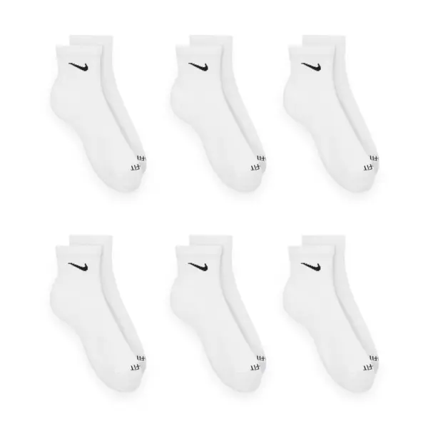 Nike Everyday Plus Cushioned Training Ankle Socks - White