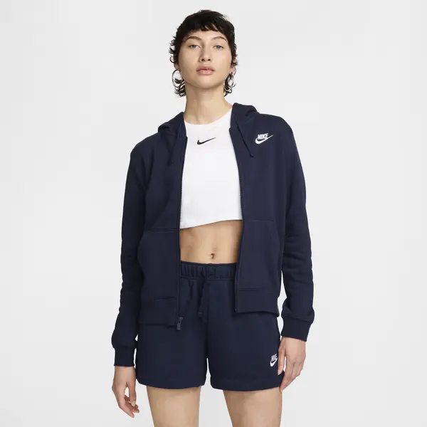 Nike Sportswear Club Fleece Full-zip Hoodie - Blue