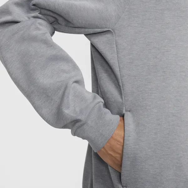 Nike Primary Fleece Dri-fit Uv Performance Crew - Grey