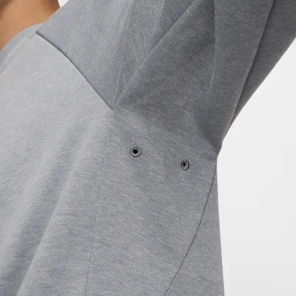 Nike Primary Fleece Dri-fit Uv Performance Crew - Grey