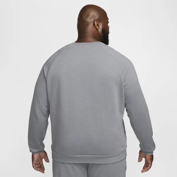 Nike Primary Fleece Dri-fit Uv Performance Crew - Grey