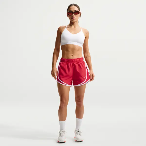Nike Tempo Dri-fit Mid-rise Brief-lined Running Shorts - Red