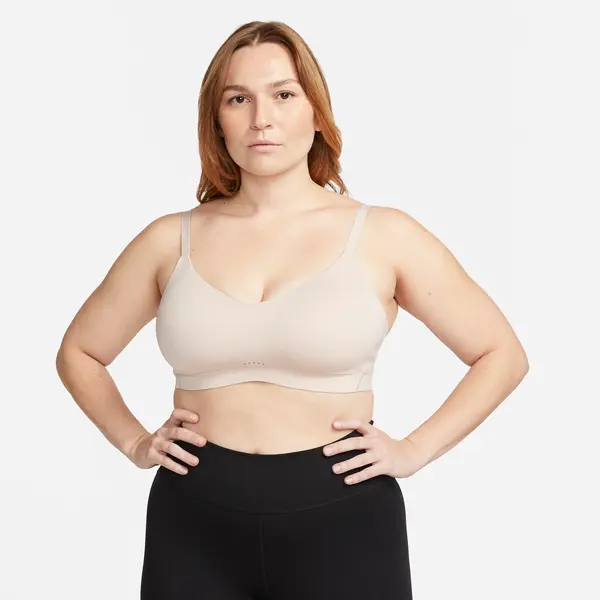 Nike Alate Minimalist Light-support Padded Sports Bra - Brown