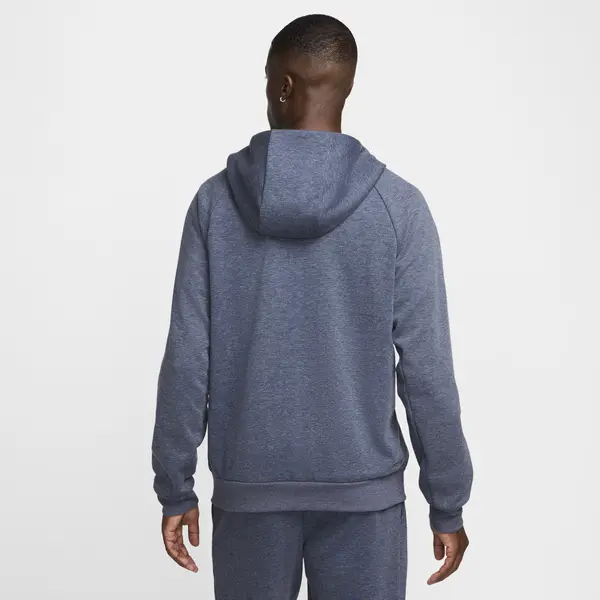 Nike Primary Fleece Dri-fit Uv Full-zip Performance Hoodie - Blue
