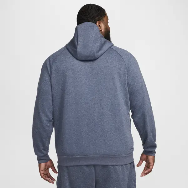 Nike Primary Fleece Dri-fit Uv Full-zip Performance Hoodie - Blue