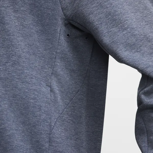 Nike Primary Fleece Dri-fit Uv Full-zip Performance Hoodie - Blue