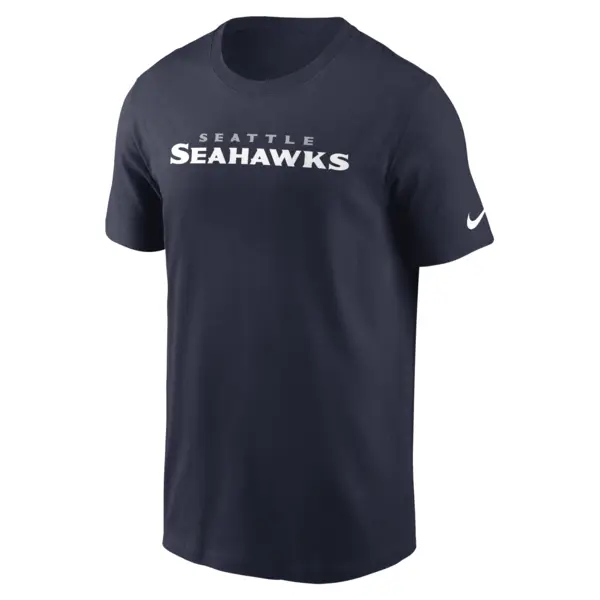 Nike Seattle Seahawks Primetime Wordmark Essential Nfl T-shirt - Blue