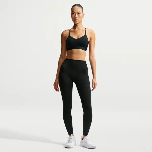 Nike Indy Light Support Padded Adjustable Sports Bra - Black