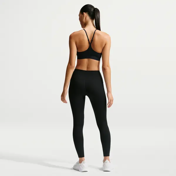Nike Indy Light Support Padded Adjustable Sports Bra - Black