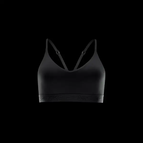 Nike Indy Light Support Padded Adjustable Sports Bra - Black
