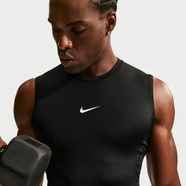 Nike Pro Dri-fit Tight Sleeveless Fitness Top - Black