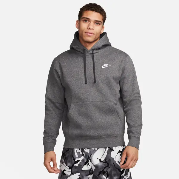 Nike Sportswear Club Fleece Pullover Hoodie - Grey