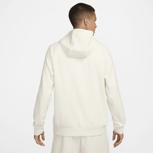 Nike Primary Fleece Dri-fit Uv Pullover Performance Hoodie - Brown
