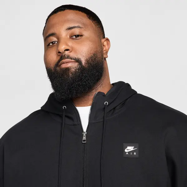 Nike Air Full-Zip Fleece Hoodie In Black - 29% Off | Editorialist