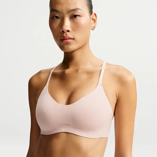 Nike Alate Minimalist Light-support Padded Convertible Sports Bra - Brown