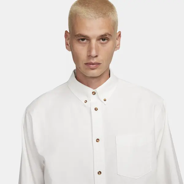 nike white dress shirt Nike Men's Relaxed Fit Core Dri-FIT Short Sleeve Golf Polo Shirt - Cool Gray/White