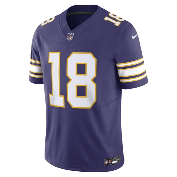 Nike Justin Jefferson Minnesota Vikings Dri-fit Nfl Limited Football Jersey - Purple
