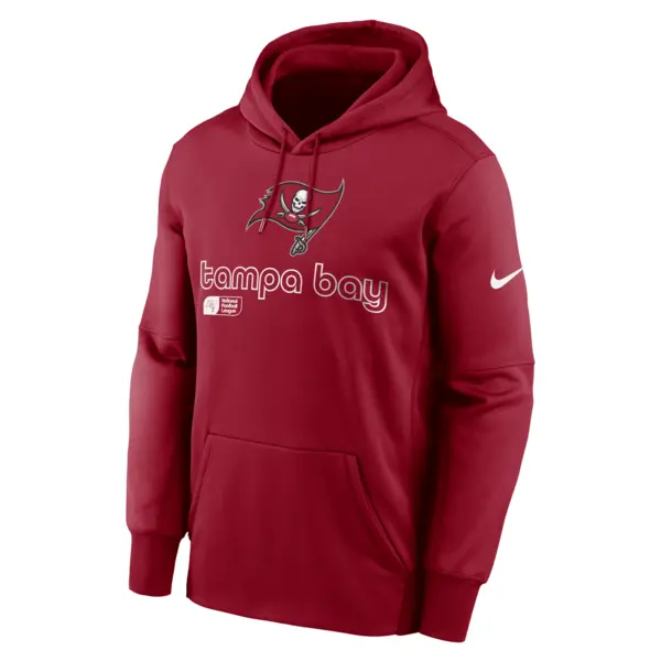 Nike Tampa Bay Buccaneers Therma Nfl Pullover Hoodie - Red