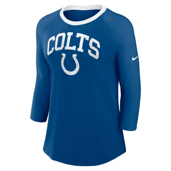 Nike Indianapolis Colts Nfl 3/4-sleeve T-shirt - Blue