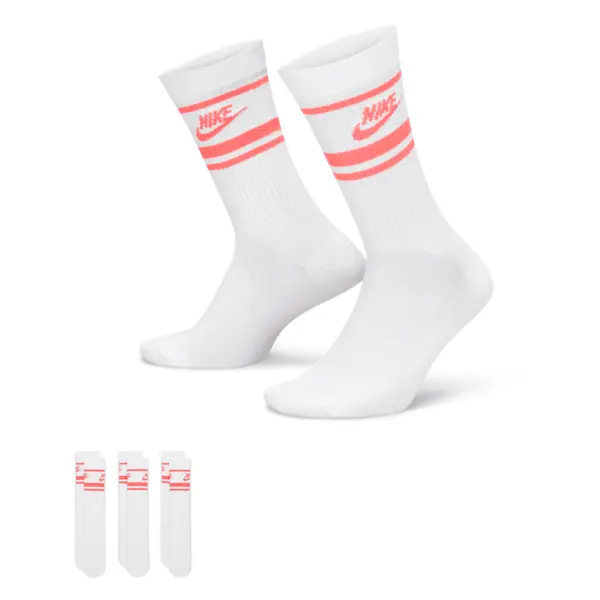 Nike Sportswear Dri-fit Everyday Essential Crew Socks - White
