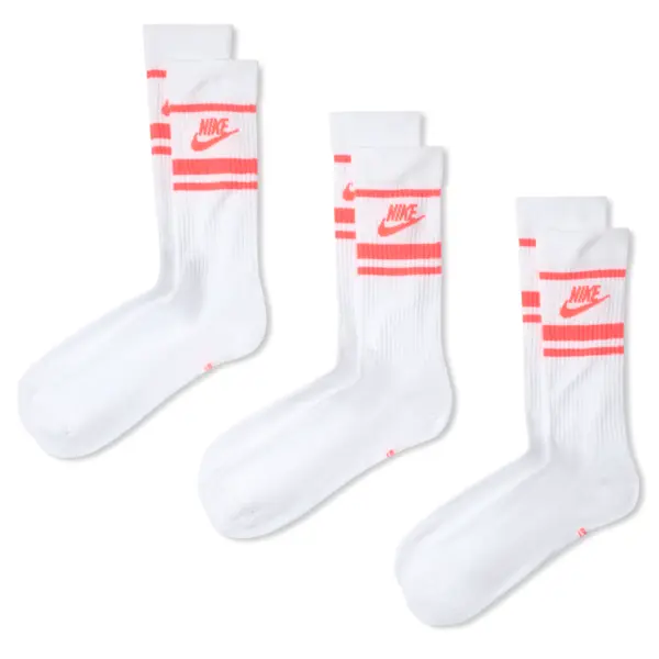 Nike Dri-fit Everyday Essential Crew Socks - White
