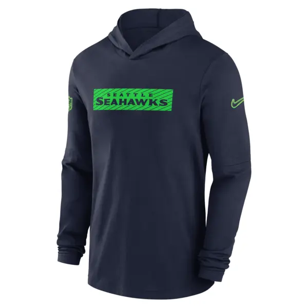 Nike Long-sleeve Hooded Top - Blue