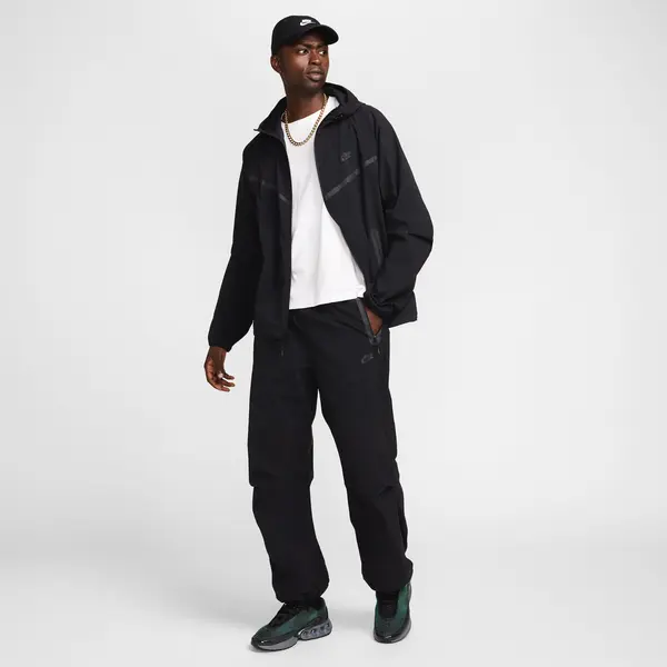 Nike Tech Woven Oversized Pants - Black