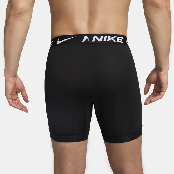 Nike Dri-fit Essential Micro Long Boxer Briefs - Black