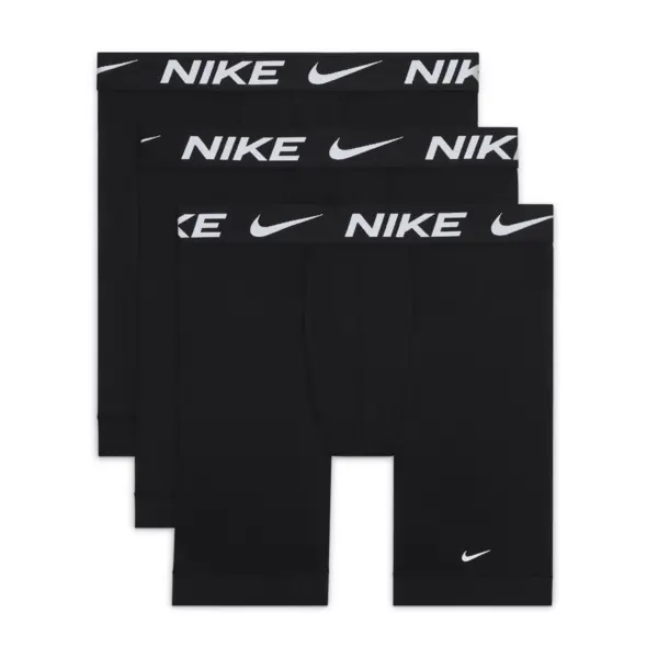 Nike Dri-fit Essential Micro Long Boxer Briefs - Black