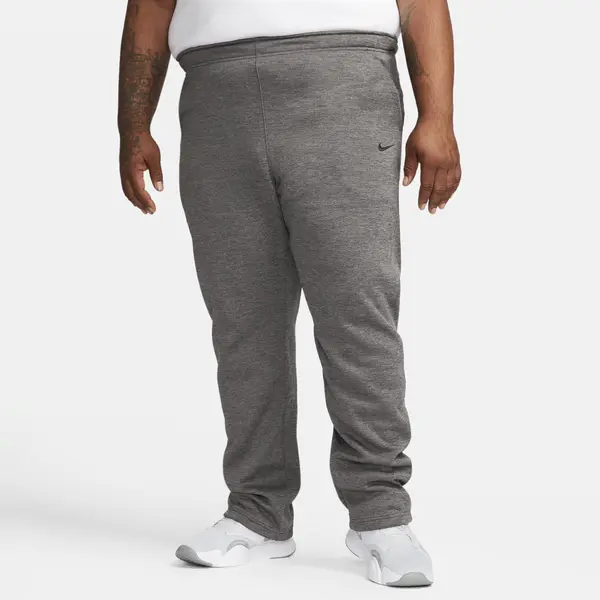 Nike Therma Therma-fit Open Hem Fitness Pants - Grey