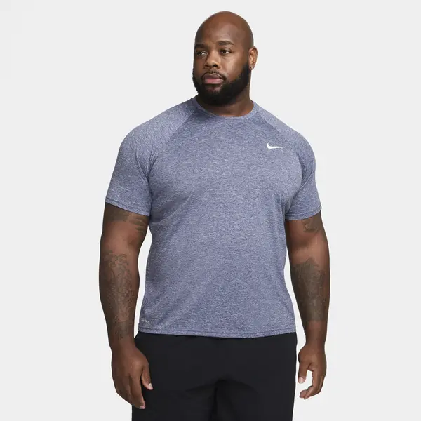Nike Dri-fit Uv Short Sleeve Top - Blue