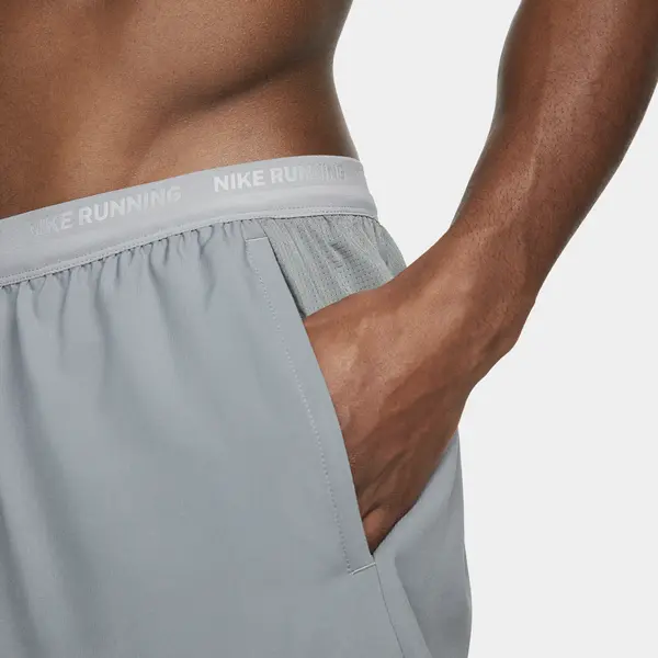 Nike Stride Dri-fit 7" 2-in-1 Running Shorts - Grey