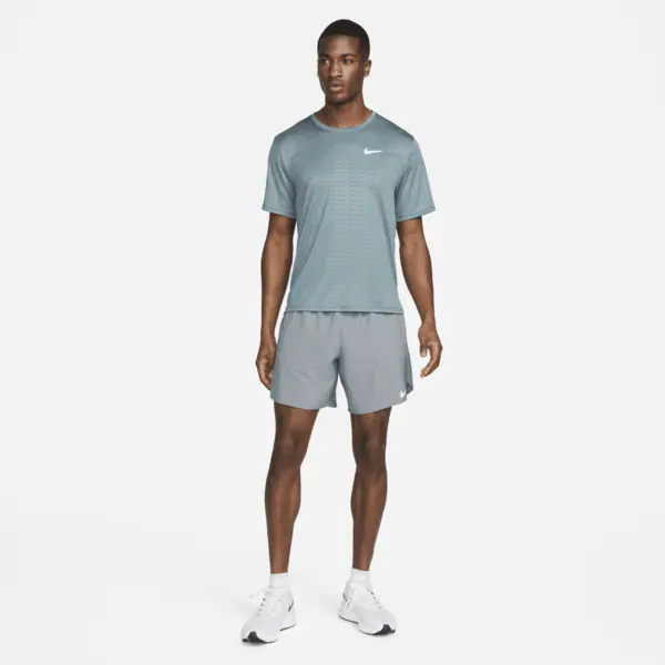 Nike Stride Dri-fit 7" 2-in-1 Running Shorts - Grey