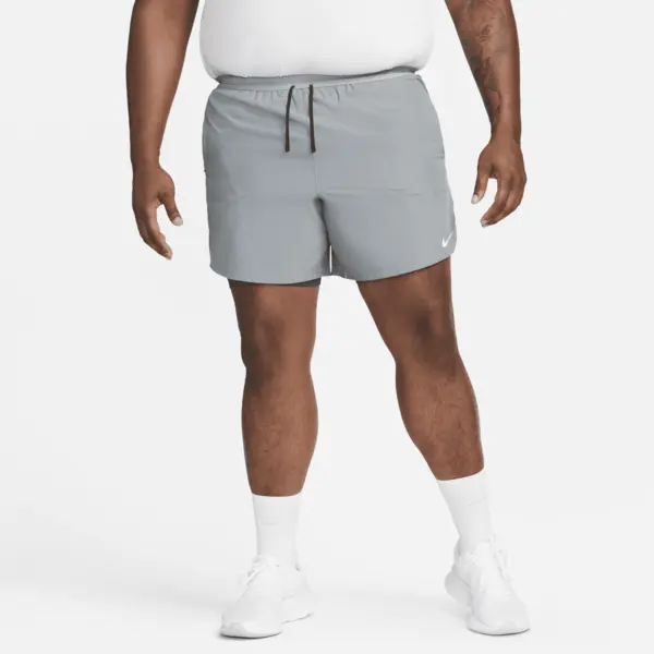 Nike Stride Dri-fit 7" 2-in-1 Running Shorts - Grey