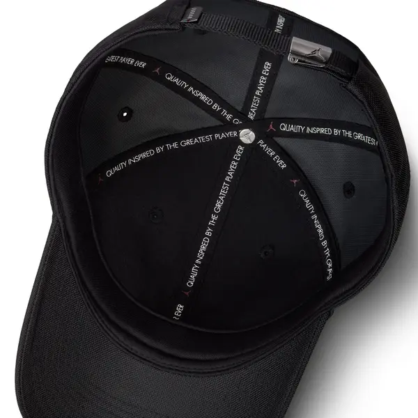 JORDAN Rise Structured Metal Jumpman Hat - Black
