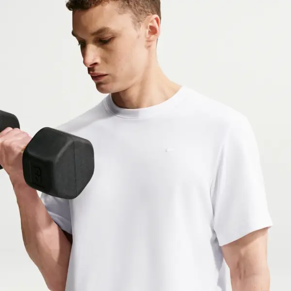 Nike Dri-fit Short-sleeve Versatile Top - White