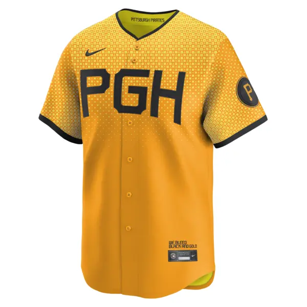 Nike Pittsburgh Pirates City Connect Dri-fit Adv Mlb Limited Jersey - Yellow