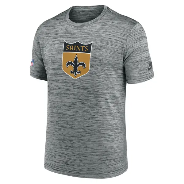 Nike New Orleans Saints Sideline Velocity Dri-fit Nfl T-shirt - Grey