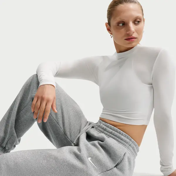 Nike Sportswear Phoenix Fleece High-waisted Oversized Sweatpants - Grey