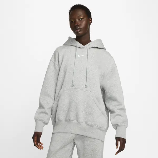 Nike Sportswear Phoenix Fleece Oversized Pullover Hoodie - Grey