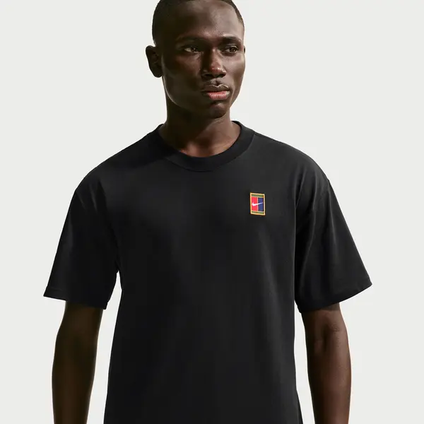 Nike Court Max90 Tennis T-shirt - Black