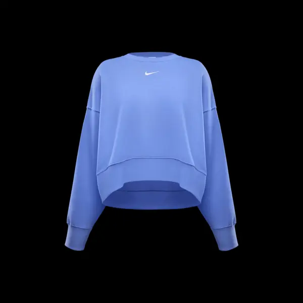 Nike Sportswear Phoenix Fleece Over-oversized Crew-neck Sweatshirt - Blue