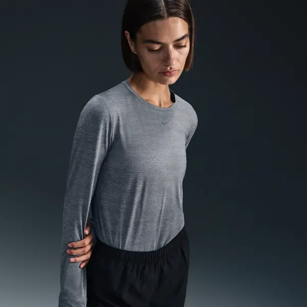 Nike Classic Dri-fit Long-sleeve Top - Grey