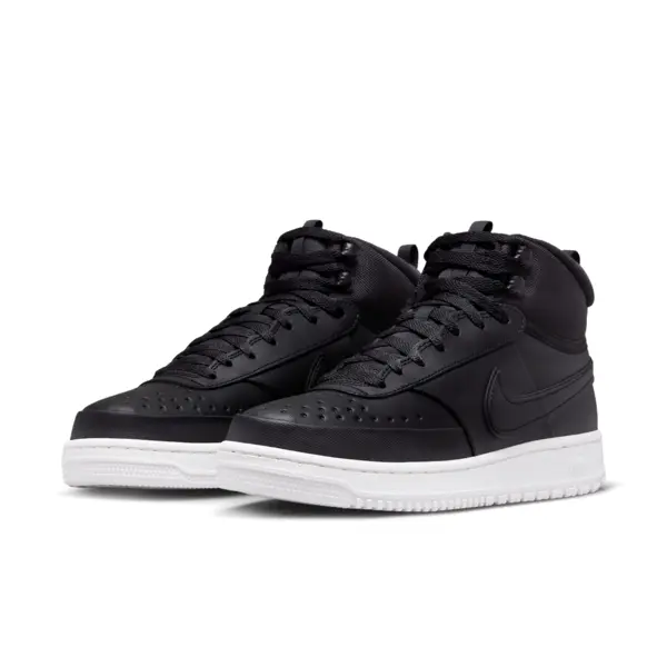 Nike Court Vision Mid Winterized High-top Sneakers - Black